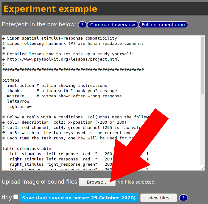 How To Add Instructions To Your Experiment task